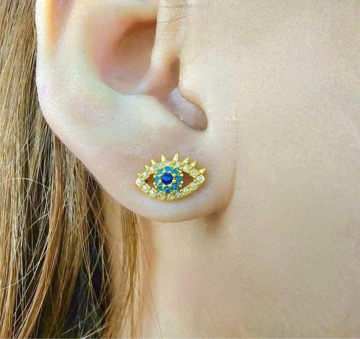 18k evil eye saudi gold jewelry set – SimplyG Gifts